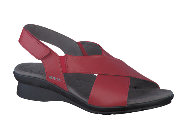 Mephisto-shop Sandales Femme – modèle Phara Rouge - Chaussures confortables