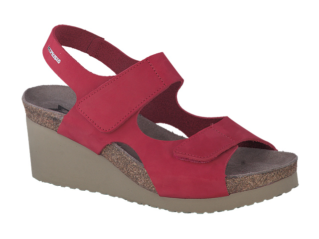 Mephisto-Shop compensées femme - modèle TINY Nubuck Rouge - Chaussures ...