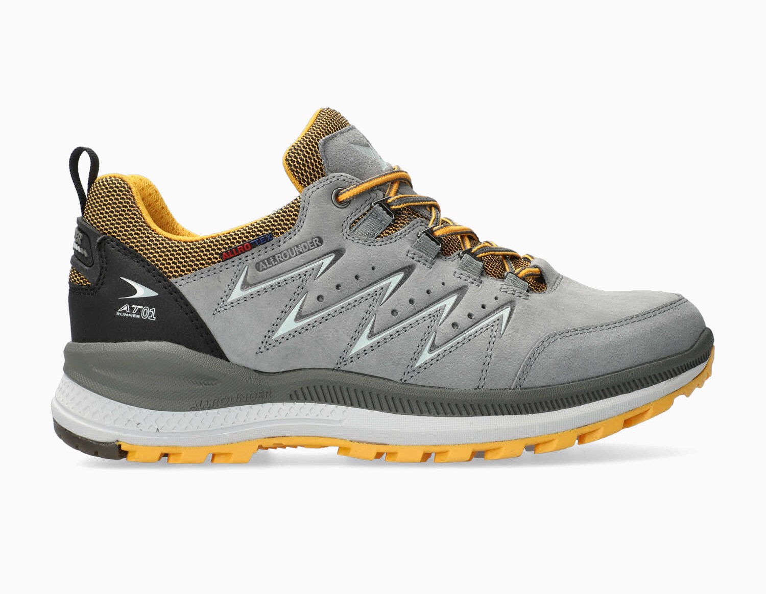 Allrounder by Mephisto Lacets Homme – modèle Rake off-tex Gris ...