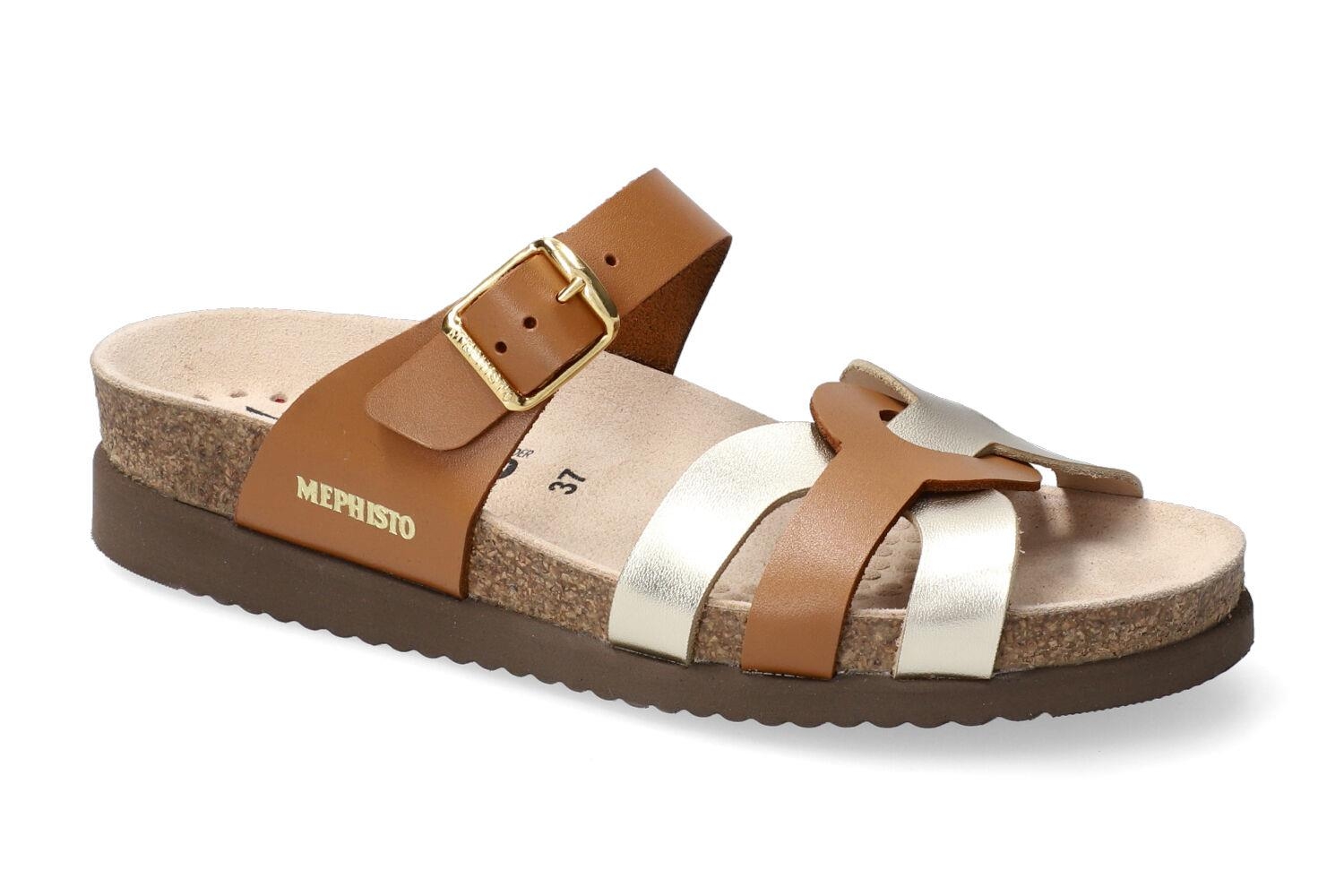Mephisto-shop Mules Femme – modèle Helma Camel - Chaussures confortables