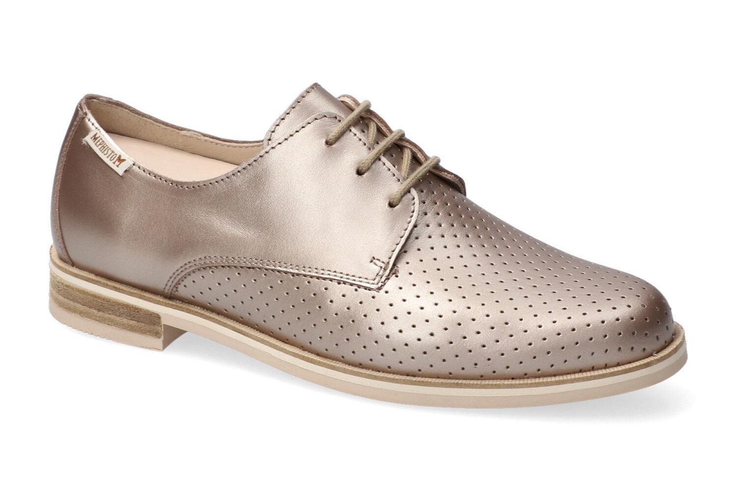 Mephisto-shop Lacets Femme – modèle Helsa perf Taupe - Chaussures ...