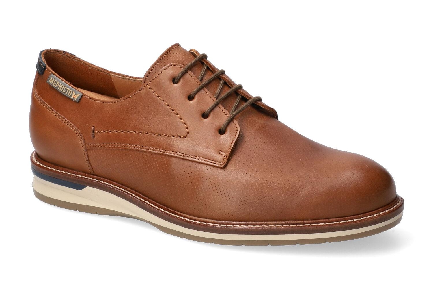 Mephisto-shop Lacets Homme – modèle Falco perf Noisette - Chaussures ...