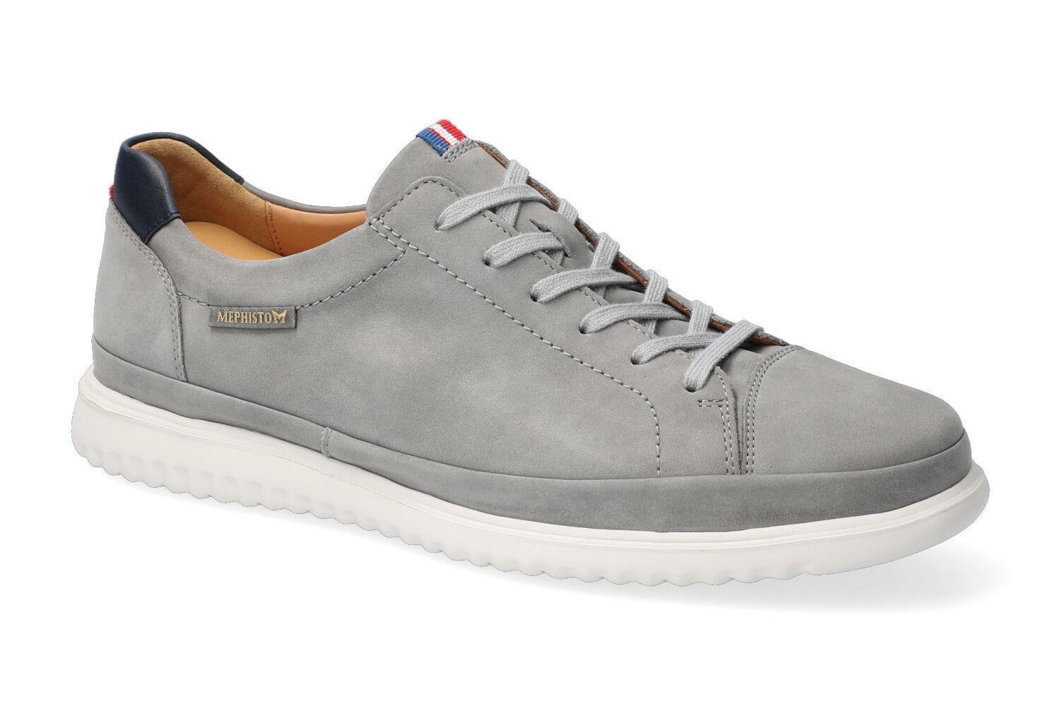 Mephisto-shop Lacets Homme – modèle Thomas Gris clair - Chaussures ...