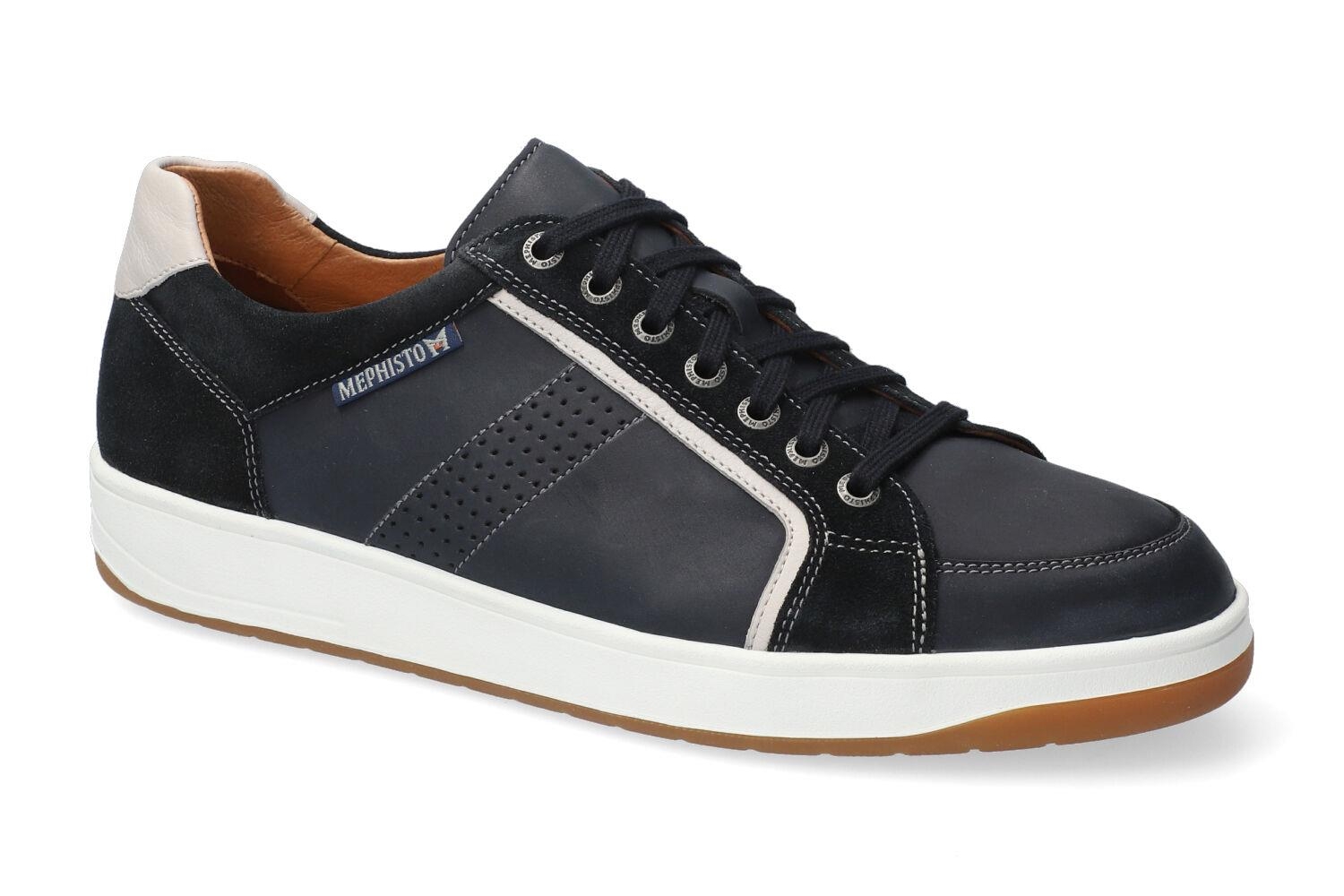 Mephisto-shop Lacets Homme – modèle Harrison Marine - Chaussures ...