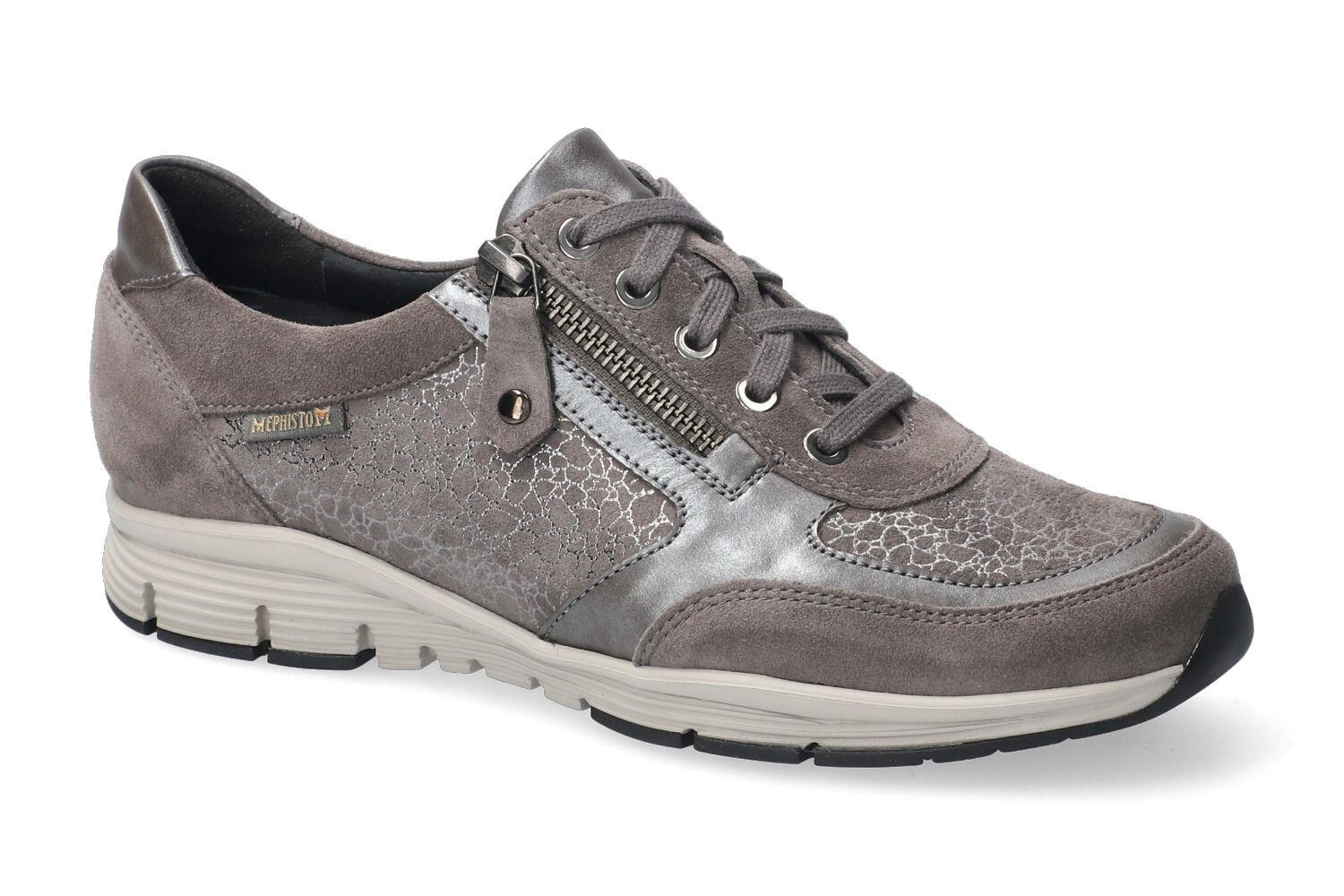 Mephisto-shop Lacets Femme – modèle Ylona Taupe foncé - Chaussures ...