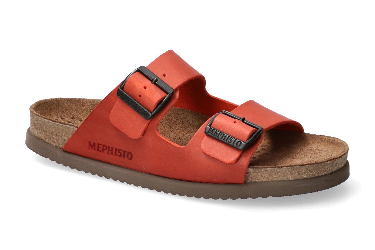 Mephisto-shop Mules Homme – modèle Nerio Rouge - Chaussures confortables