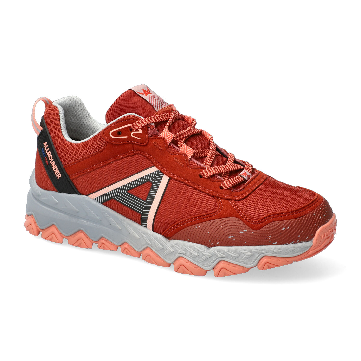 Allrounder by Mephisto Lacets Femme – modèle Run-tex Rouge - Chaussures ...