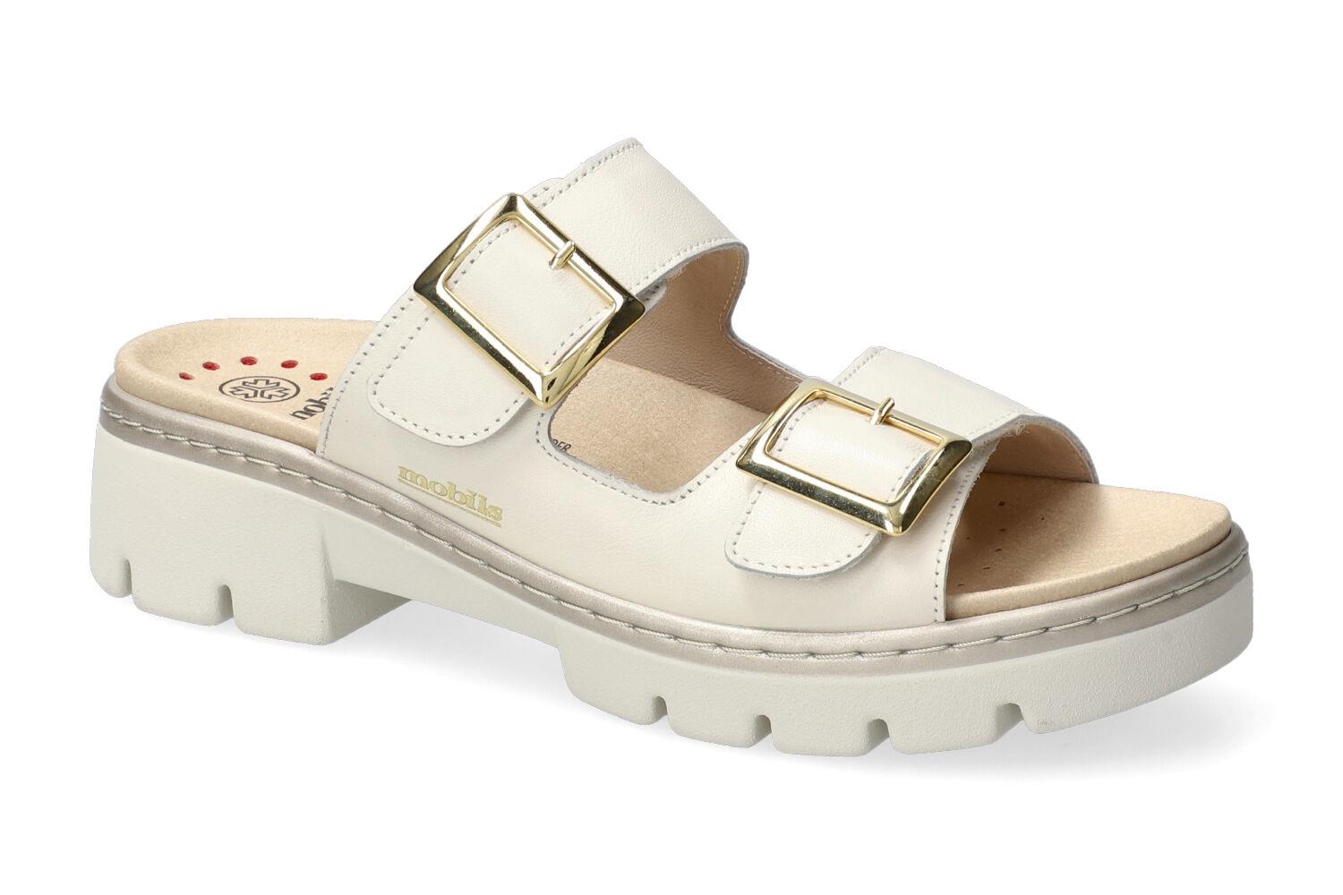 Mobils Ergonomic Mephisto Mules Femme – modèle Alba Blanc cassé ...