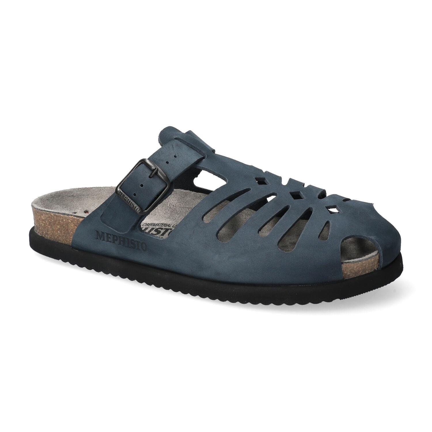 Mephisto-shop Mules Homme – modèle Nikos Marine - Chaussures confortables