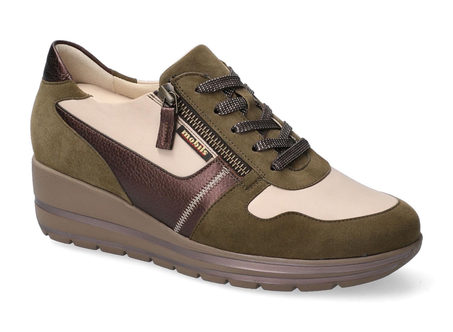 Mobils Ergonomic Mephisto Lacets Femme – modèle Abby Taupe - Chaussures ...