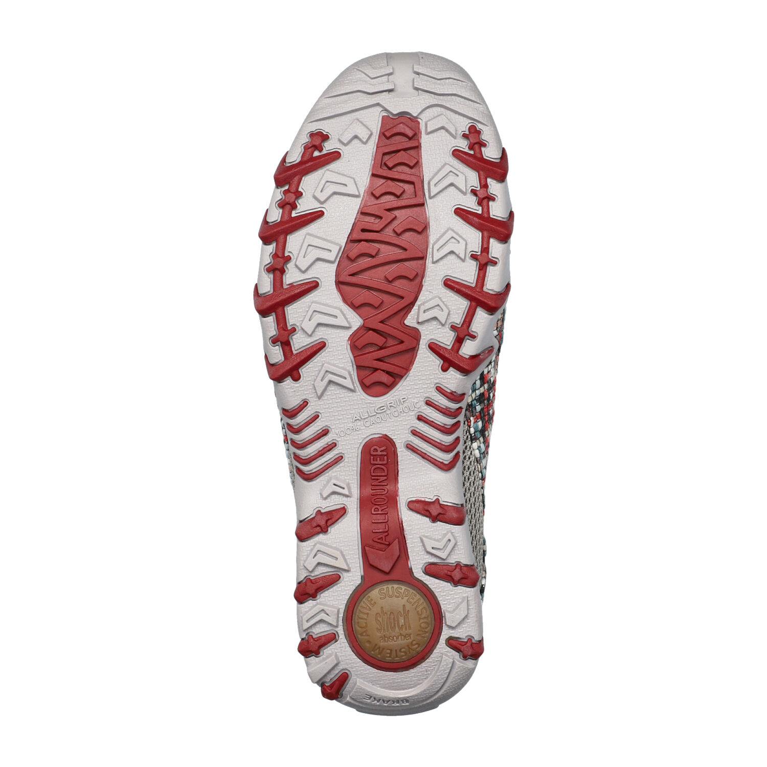 Allrounder by Mephisto Ballerines Femme – modèle Niro rouge multi ...