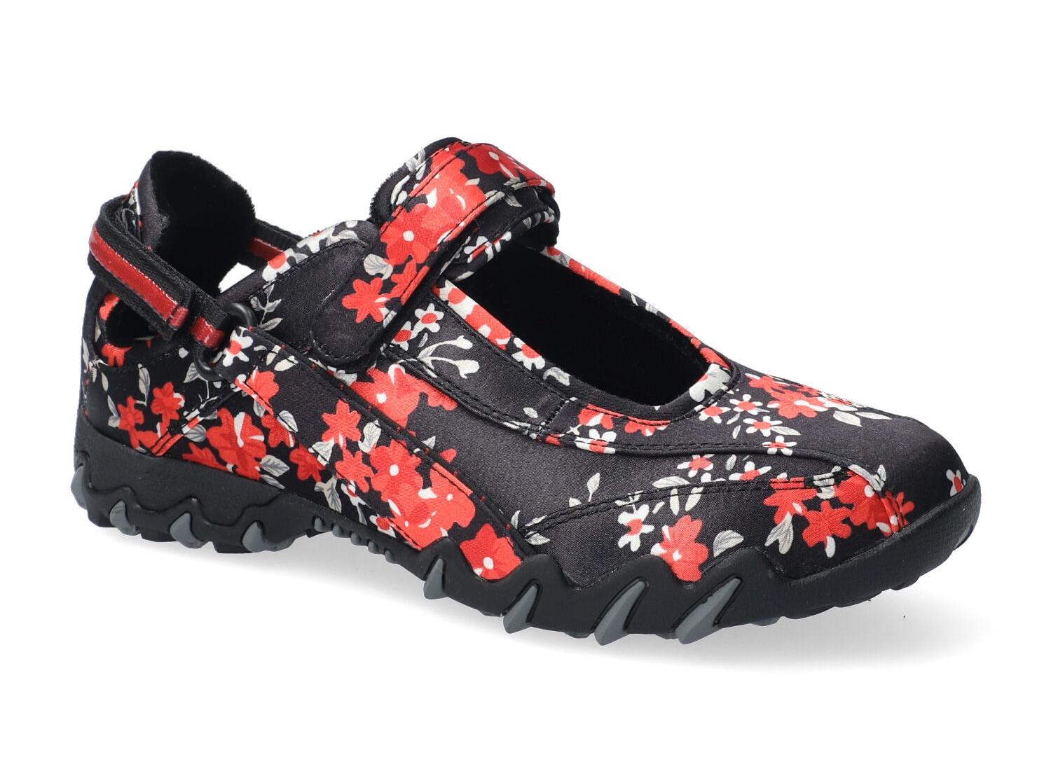 Allrounder by Mephisto Ballerines Femme – modèle Niro rouge fleuris ...