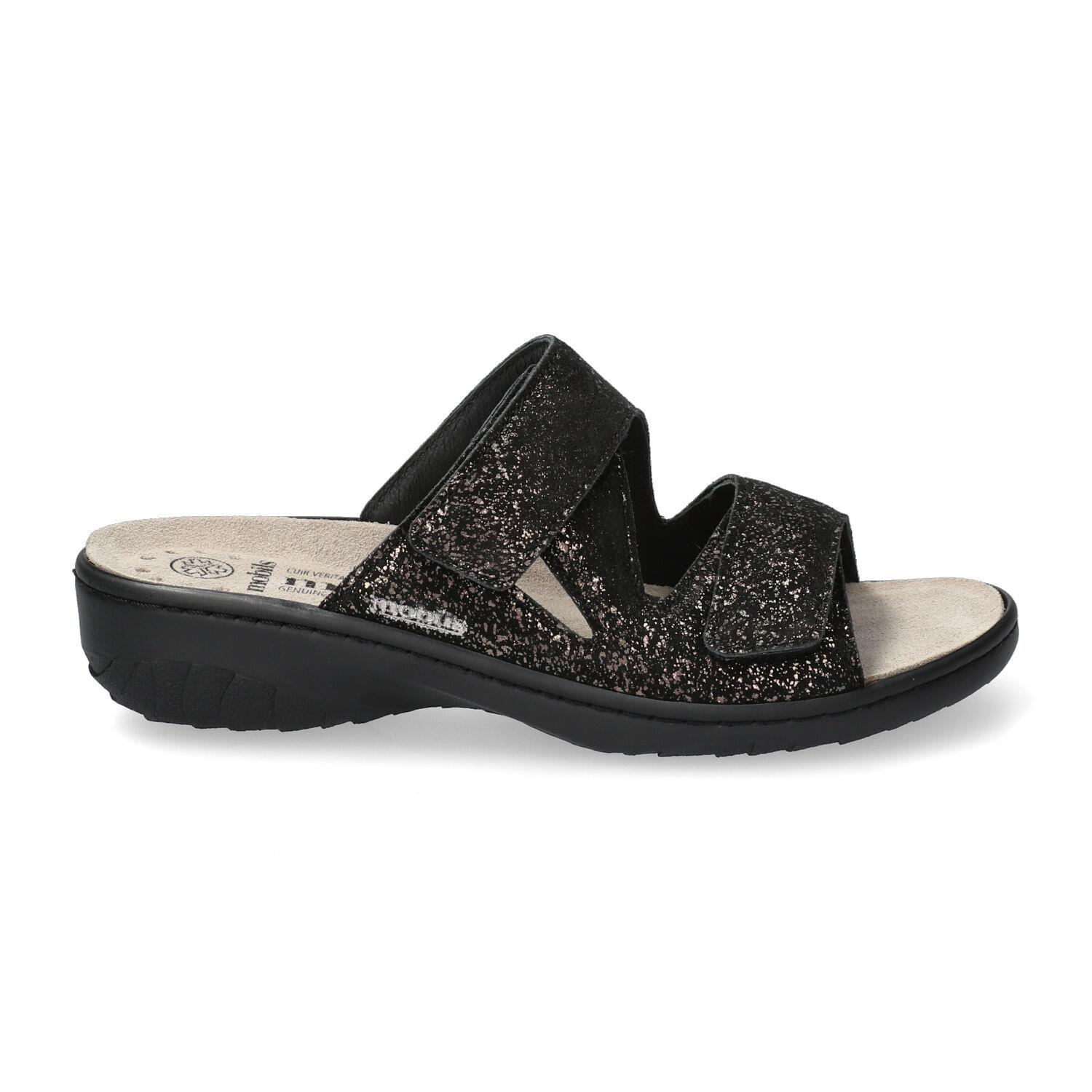 Mobils Ergonomic Mephisto Mules Femme – modèle Geva noir - Chaussures ...