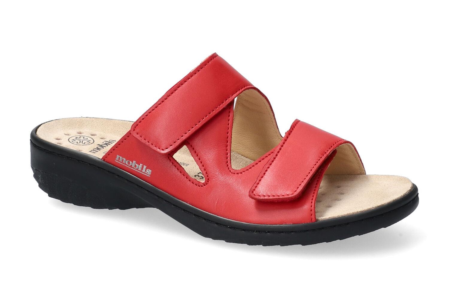 Mobils Ergonomic Mephisto Mules Femme – modèle Geva Rouge - Chaussures ...