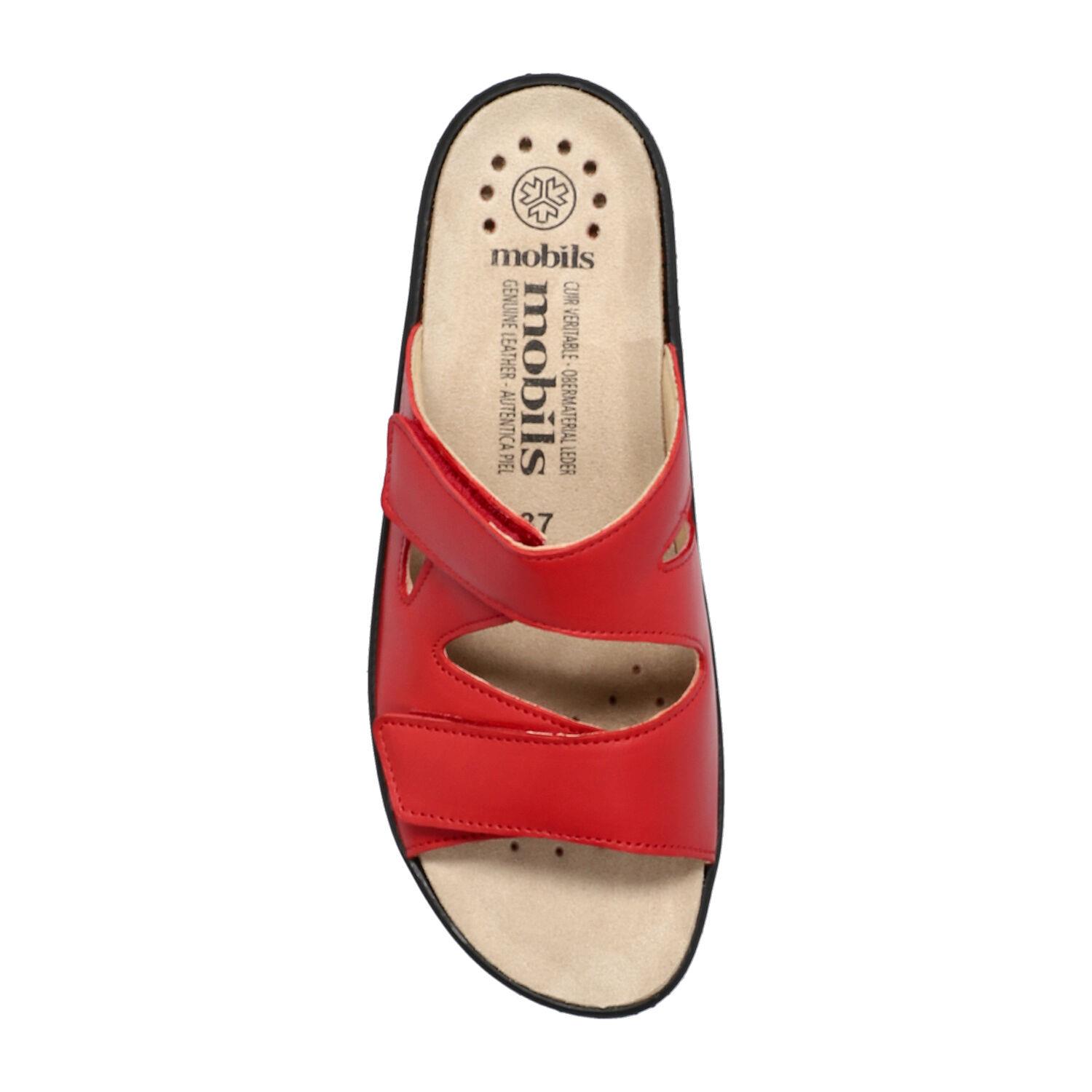Mobils Ergonomic Mephisto Mules Femme – modèle Geva Rouge - Chaussures ...