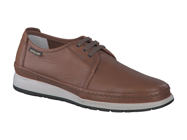 Mephisto-Shop à lacets homme - modèle HARRY Cuir Texturé Noisette ...