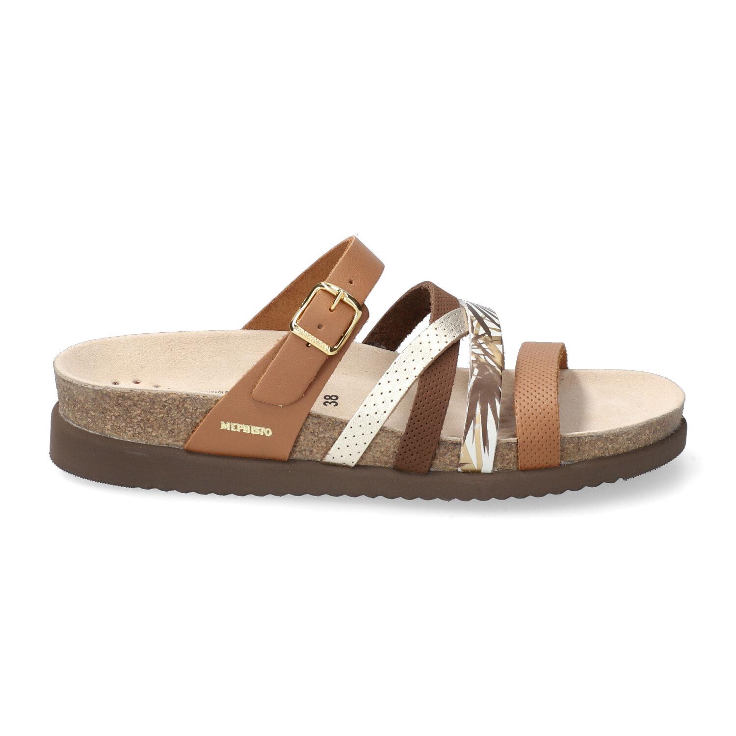 Mephisto-shop Mules Femme – modèle Huleda Camel - Chaussures confortables