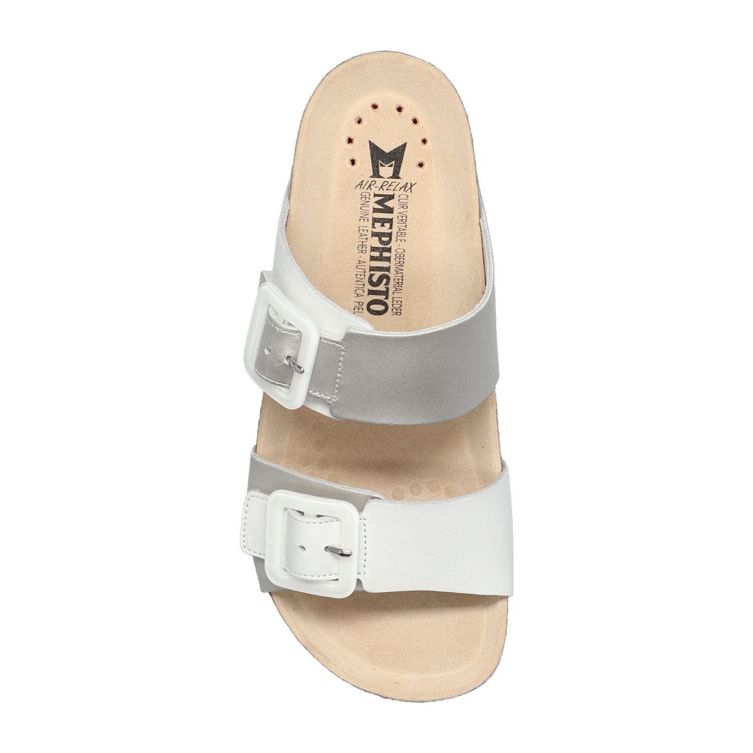 Mephisto-shop Mules Femme – modèle Madison Argent - Chaussures confortables