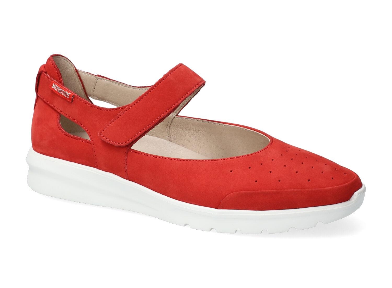 Mephisto-shop Ballerines Femme – modèle Marsia rouge - Chaussures ...