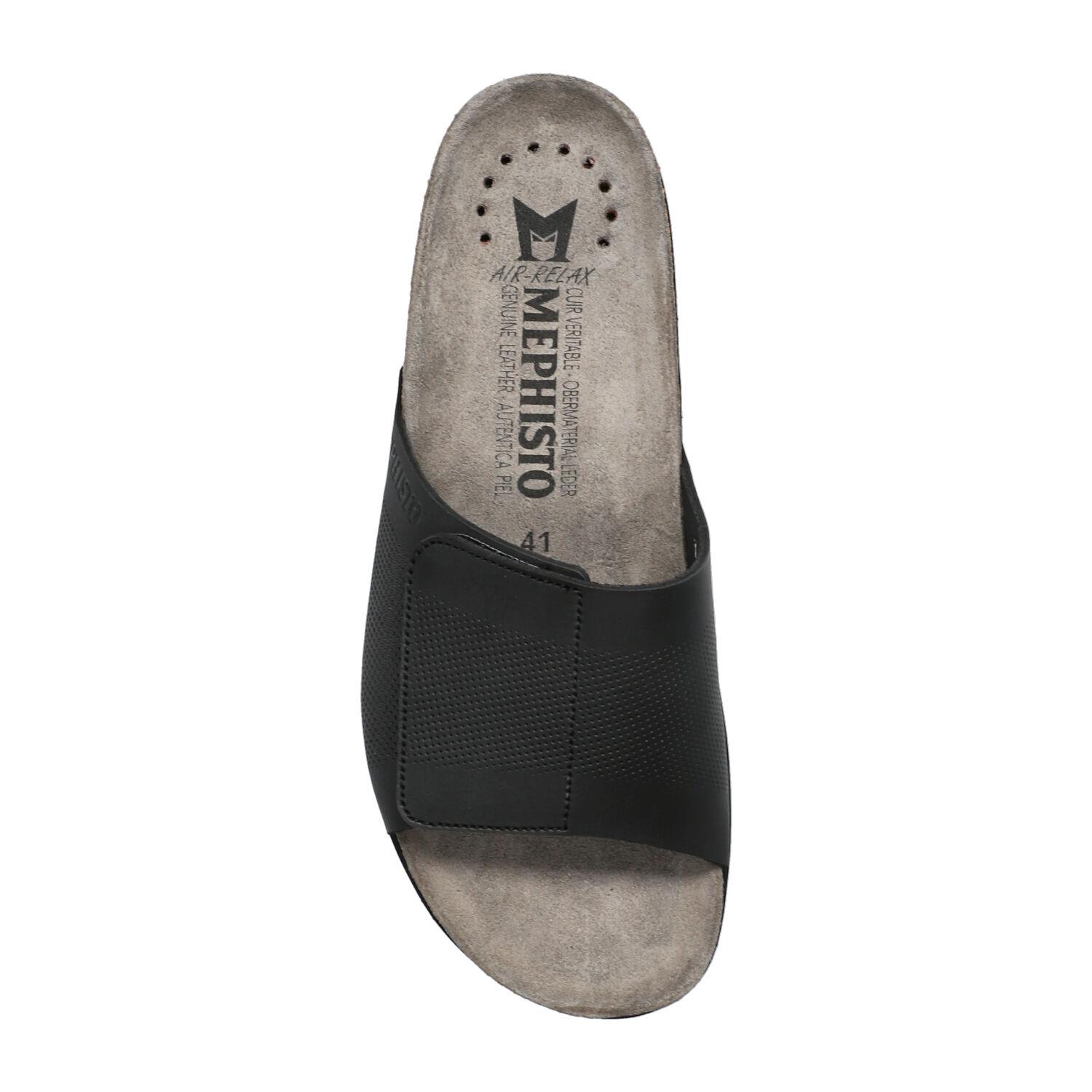 Mephisto-shop Mules Homme – modèle Nilton Noir - Chaussures confortables