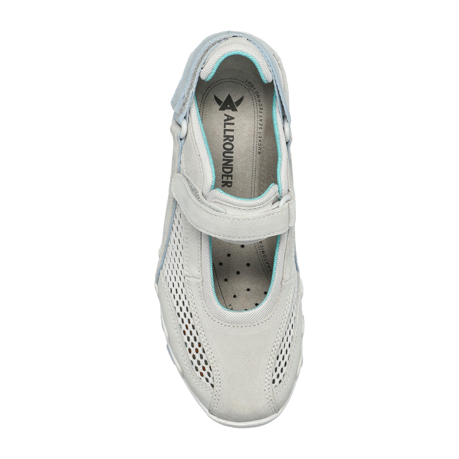 Allrounder by Mephisto Ballerines Femme – modèle Niro Gris clair ...