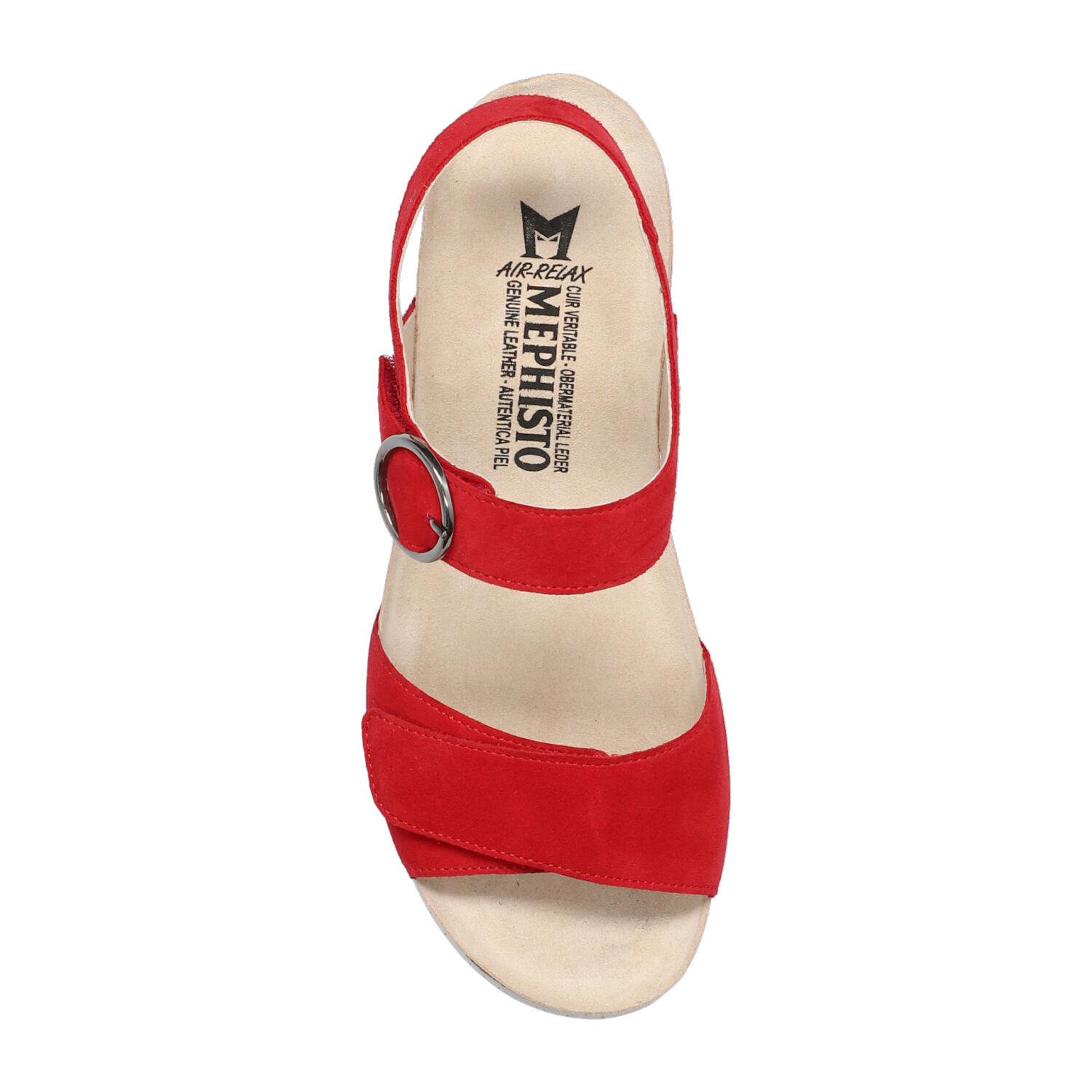 Mephisto-shop Sandales Femme – modèle Oriana Rouge - Chaussures ...