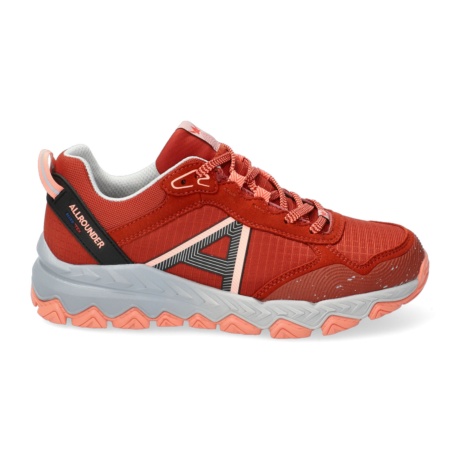Allrounder by Mephisto Lacets Femme – modèle Run-tex Rouge - Chaussures ...