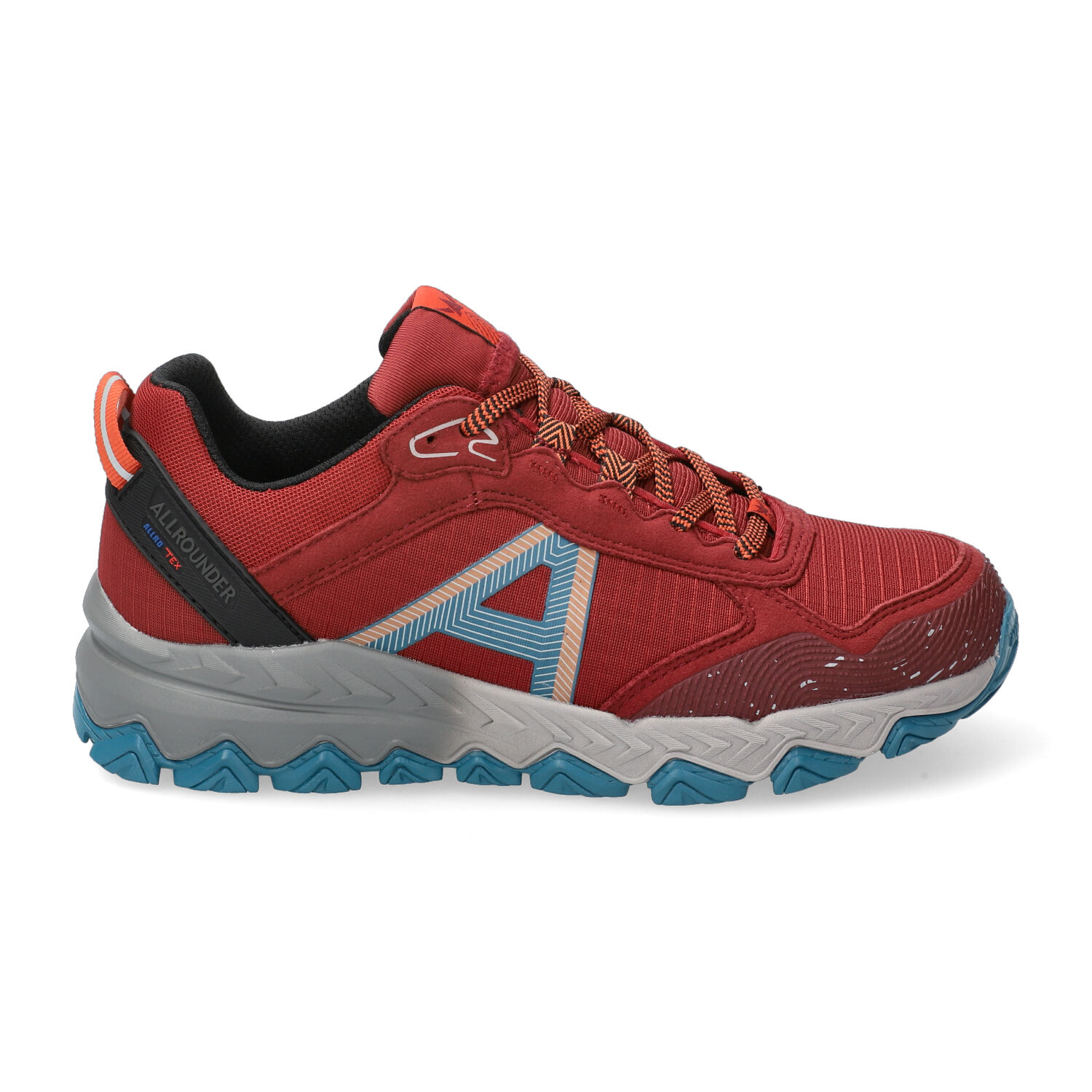 Allrounder by Mephisto Lacets Femme – modèle Run-tex rouge - Chaussures ...