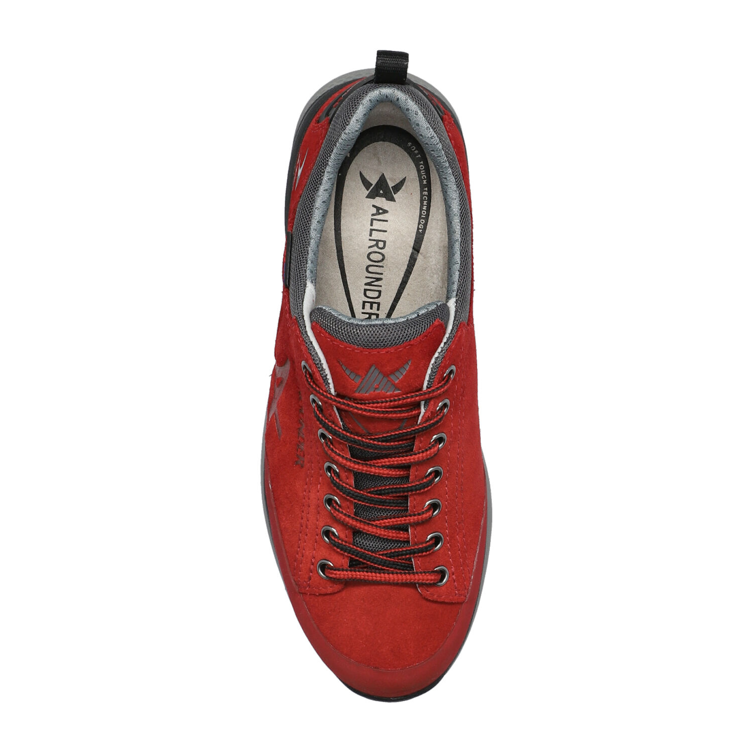 Allrounder by Mephisto Lacets Femme – modèle Silvretta-tex Rouge ...