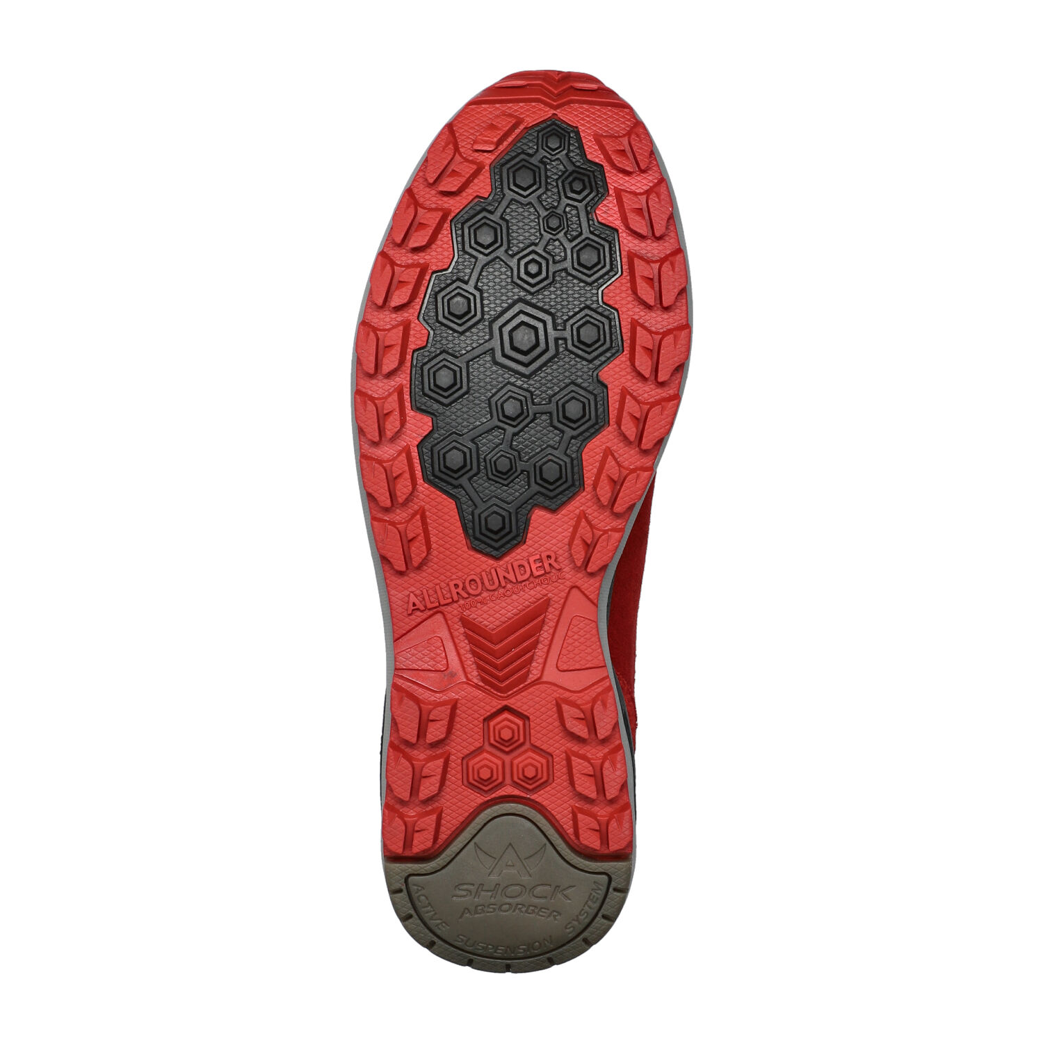 Allrounder by Mephisto Lacets Femme – modèle Silvretta-tex Rouge ...