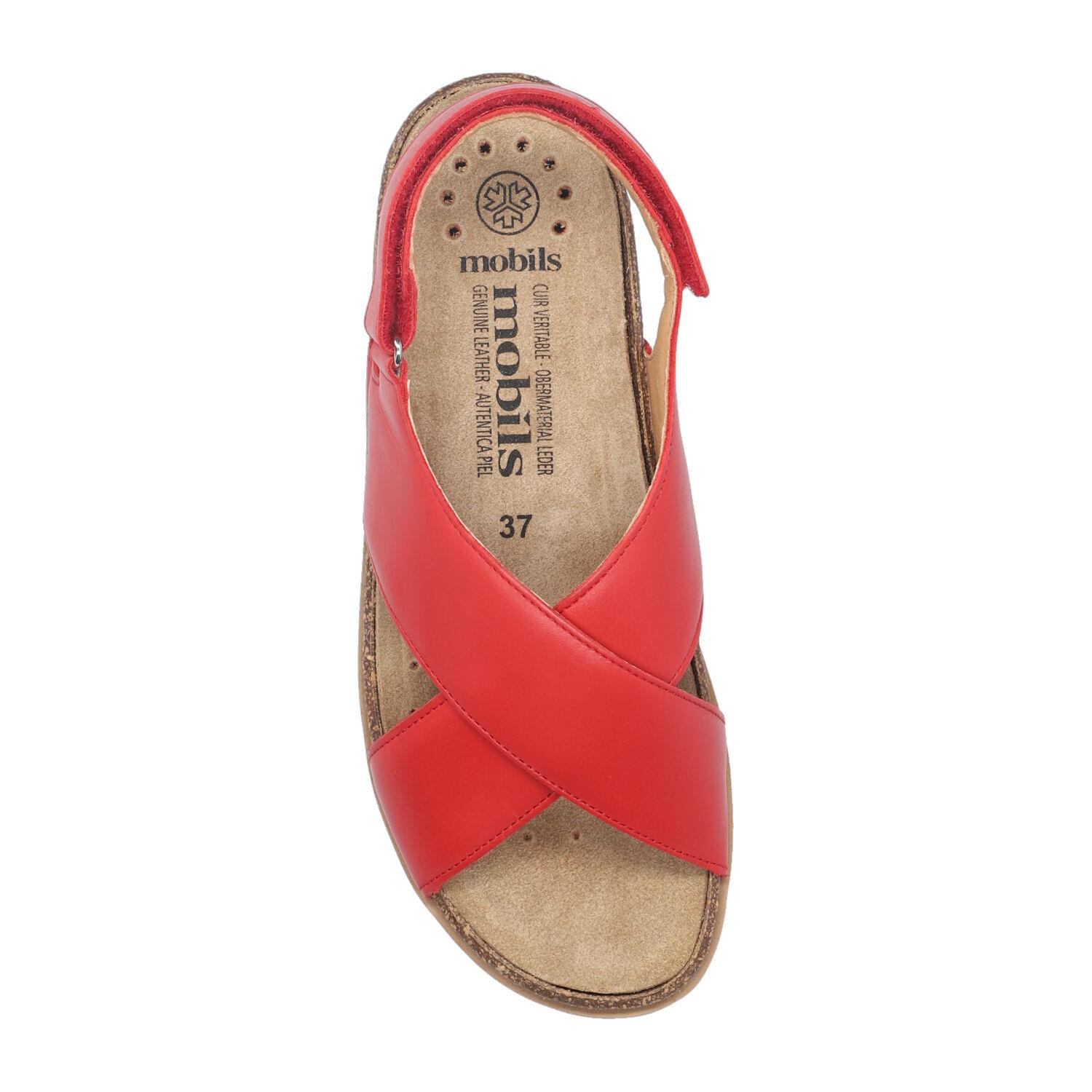 Mobils Ergonomic Mephisto Sandales Femme – modèle Tally Rouge ...